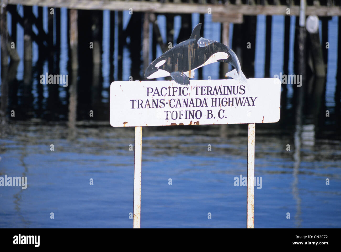 Pacific Terminus Sign, the Official Western End of the Trans-Canada ...