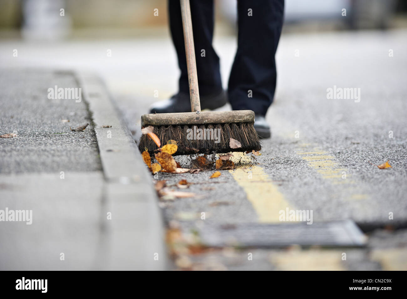 Street sweeper Stock Photo - Alamy