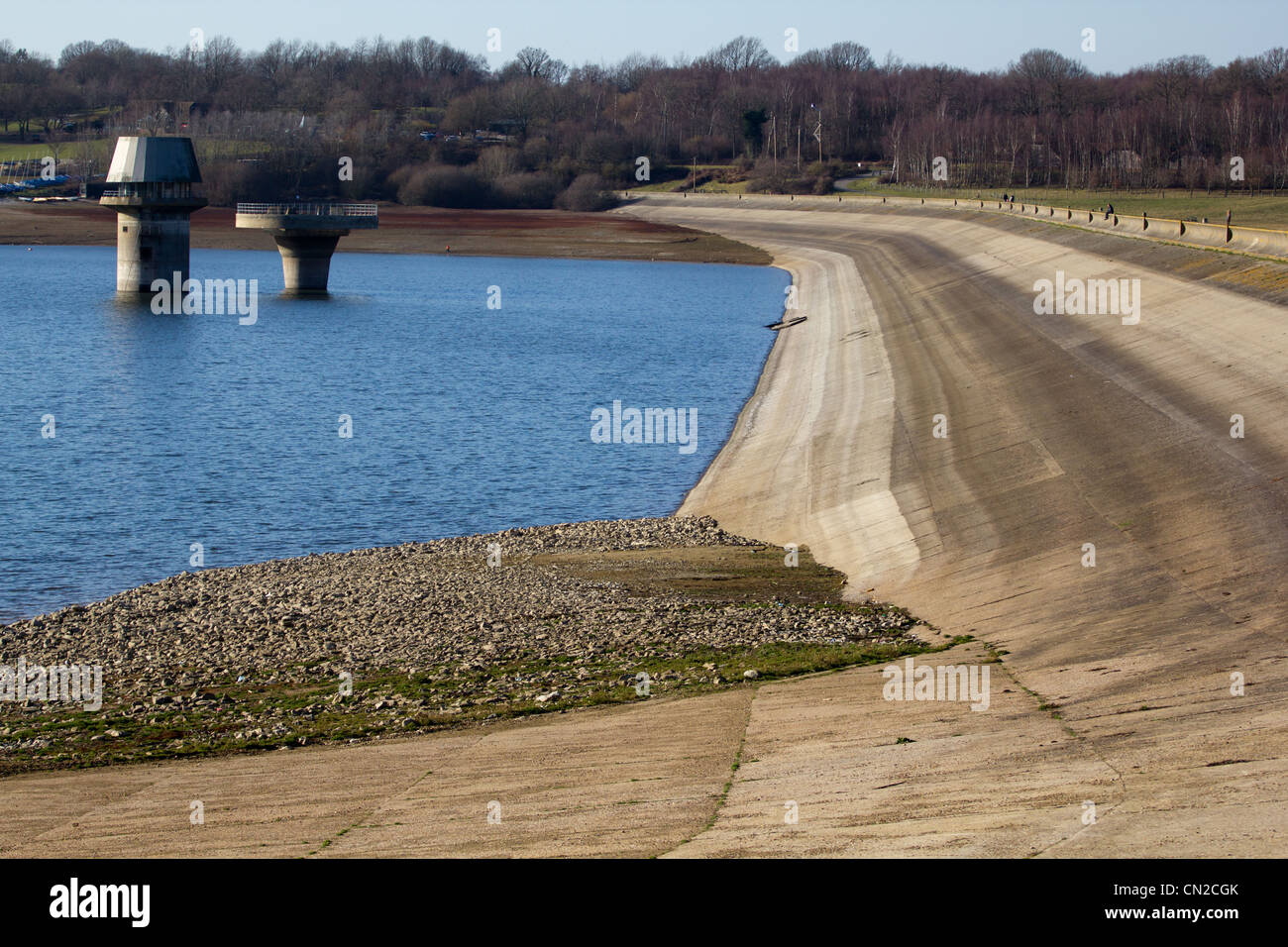 Bewl Water Reservoir in Kent runs dangerously empty due to this years ...