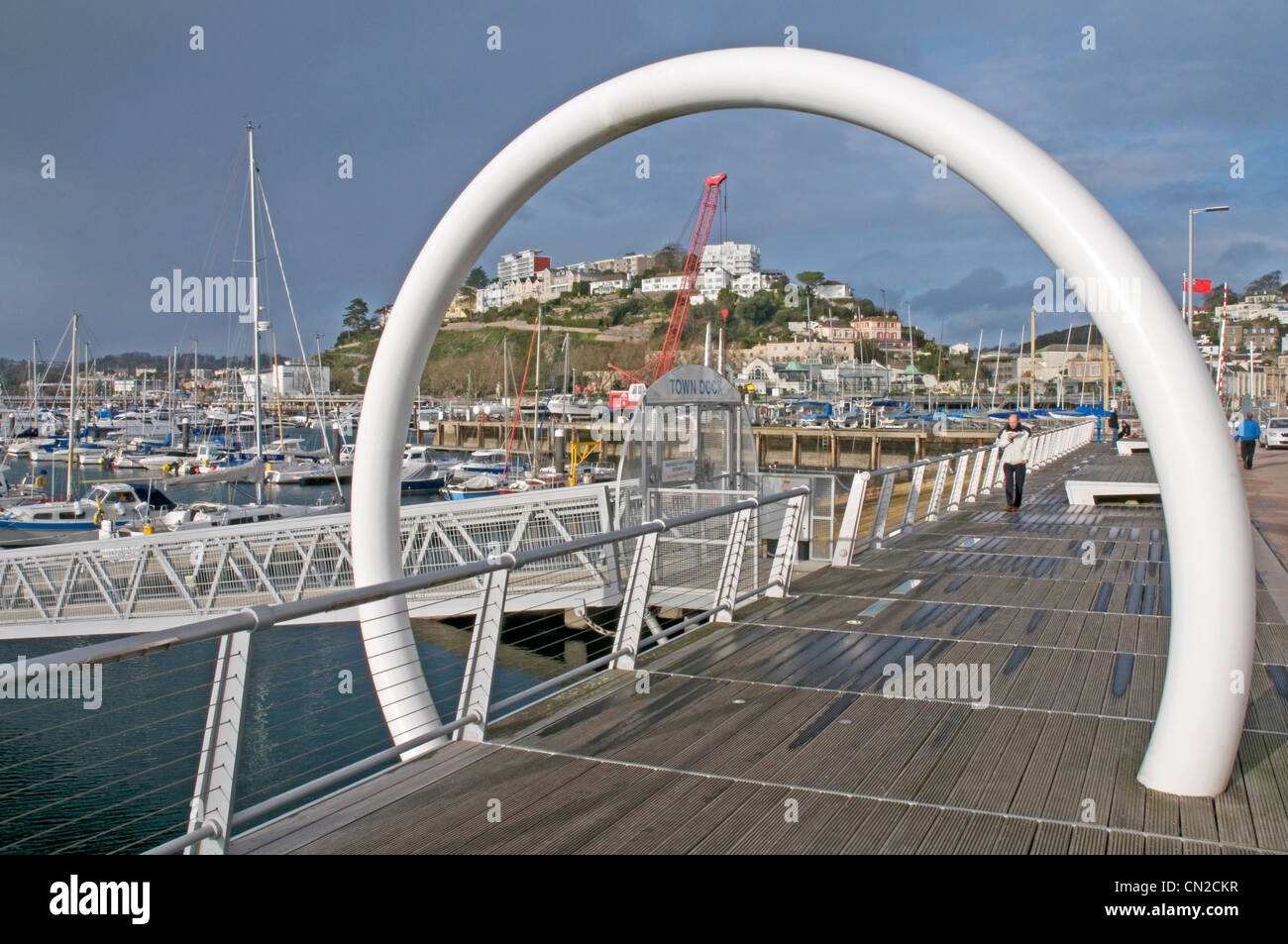 The harbour area at Torquay, Devon Stock Photo - Alamy