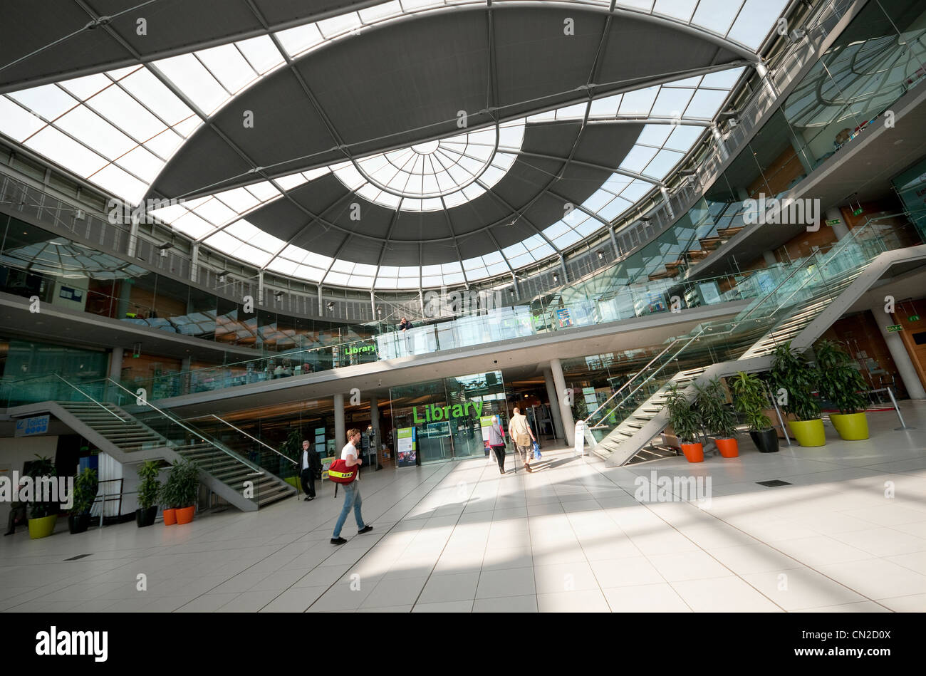 the forum public library, norwich, norfolk, england Stock Photo - Alamy