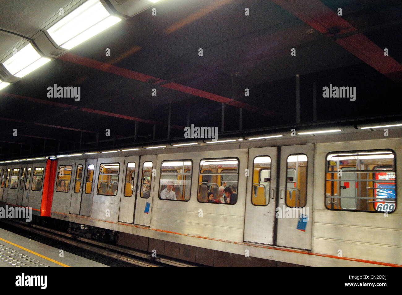 Brussels Belgium Metro