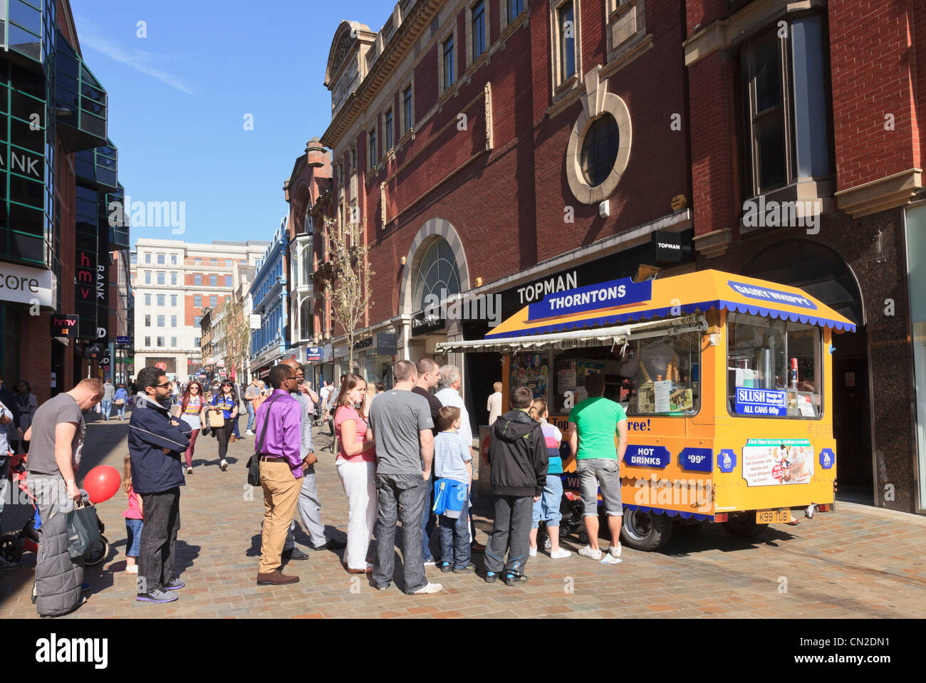 Long queue of people england hi-res stock photography and images - Alamy