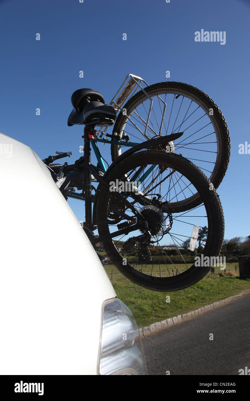 Rear mounted bike rack hi-res stock photography and images - Alamy