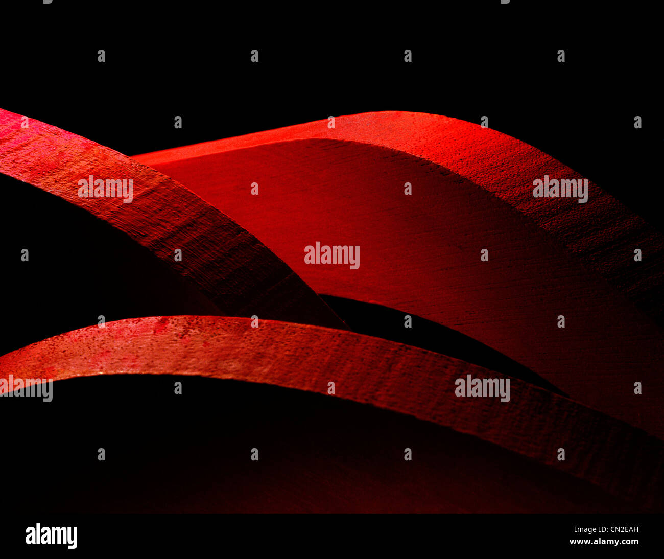 Red Wood Blocks Stock Photo - Alamy