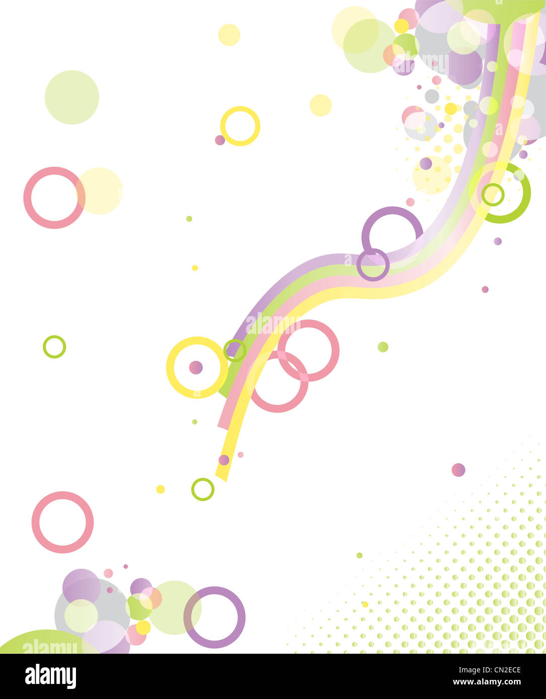 Abstract vector background - spring, color imagination Stock Photo - Alamy