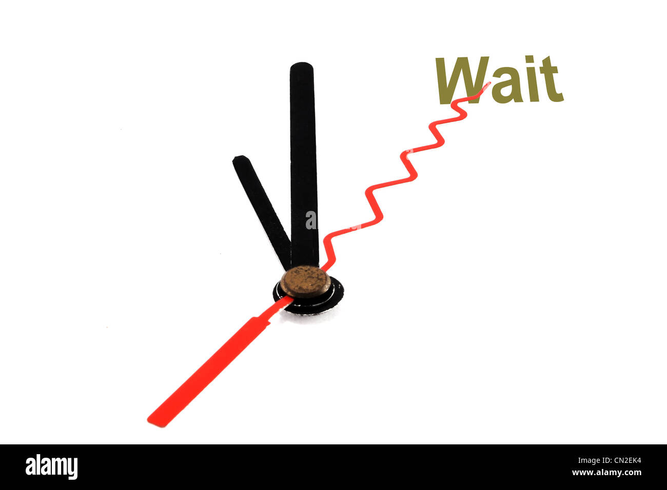 The time of waiting is very long Stock Photo - Alamy