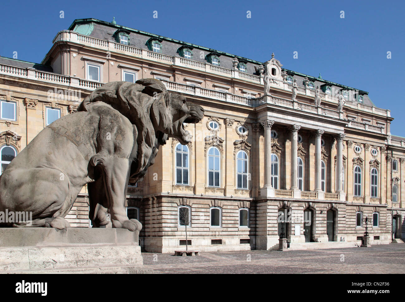 Buda castle (Royal Palace) in Budapest, Hungary Stock Photo - Alamy