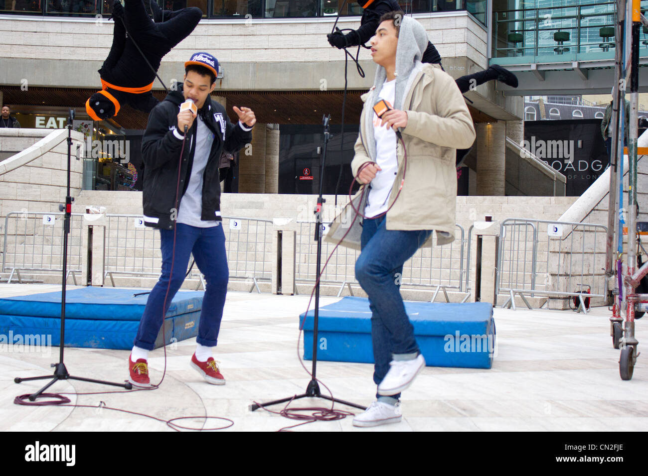 The Rizzle Kicks perform in London Stock Photo - Alamy