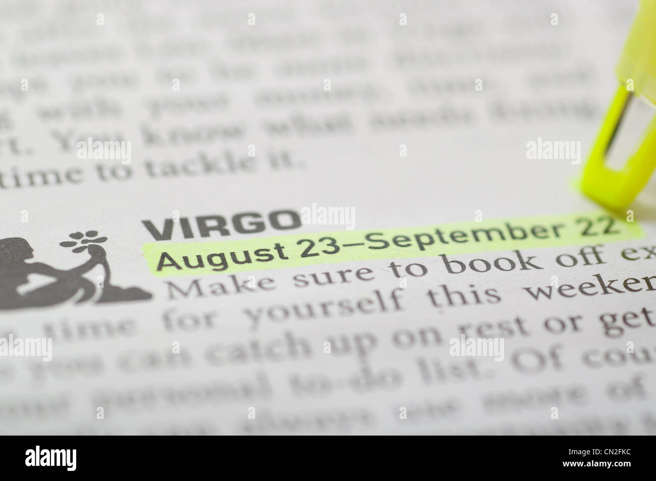 Virgo symbol hi-res stock photography and images - Alamy