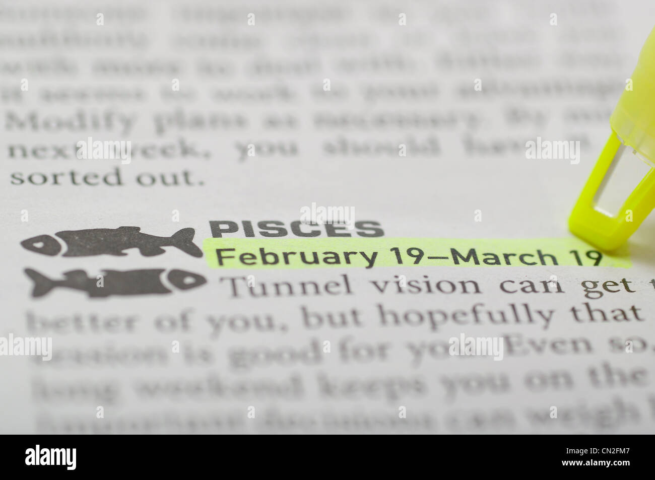 Pisces symbol hi-res stock photography and images - Alamy