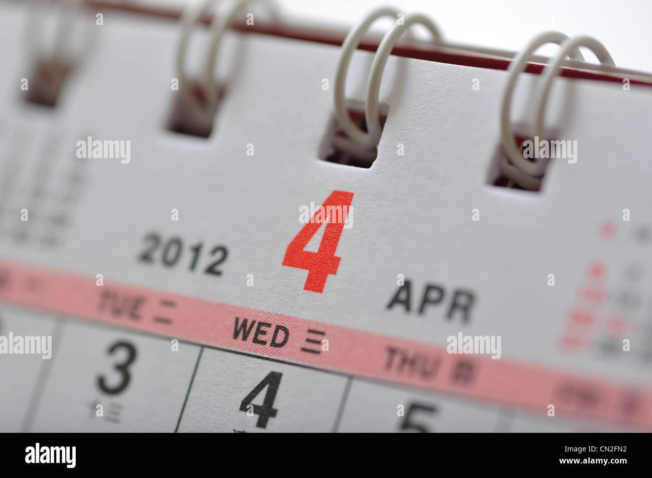 2012 calendar hi-res stock photography and images - Alamy