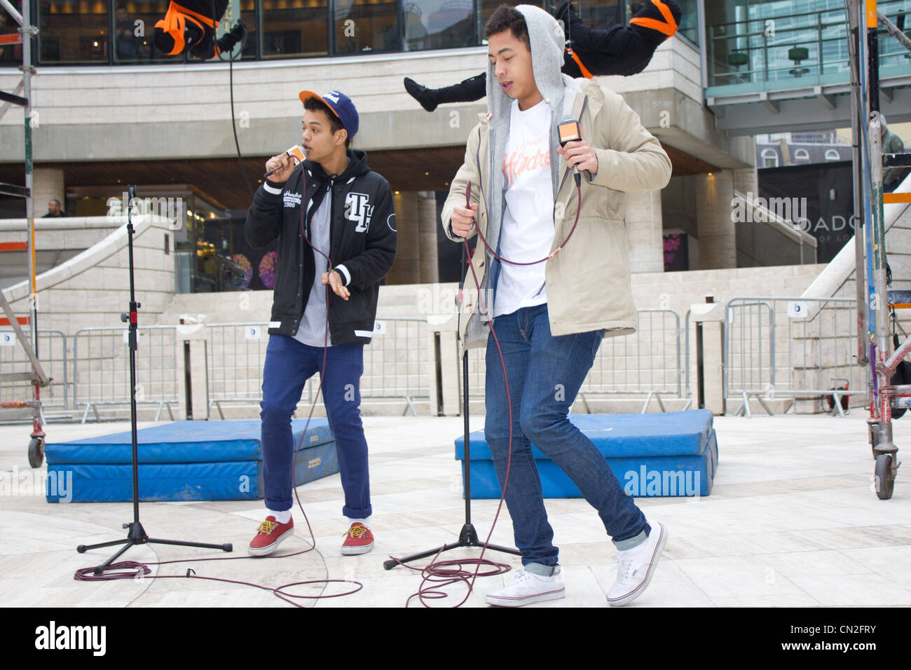 The Rizzle Kicks perform in London Stock Photo - Alamy