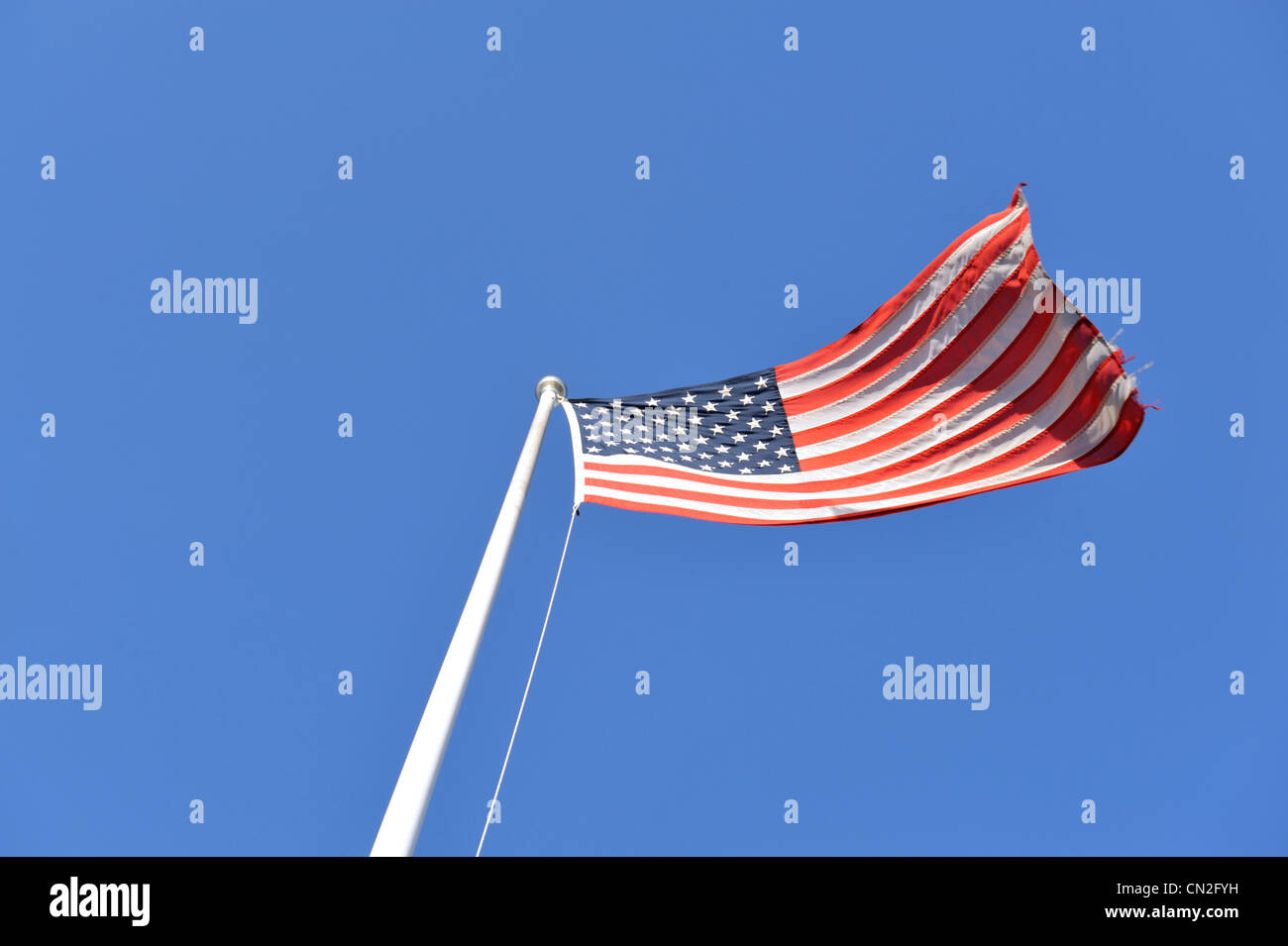 Flag flying flying flag hi-res stock photography and images - Alamy