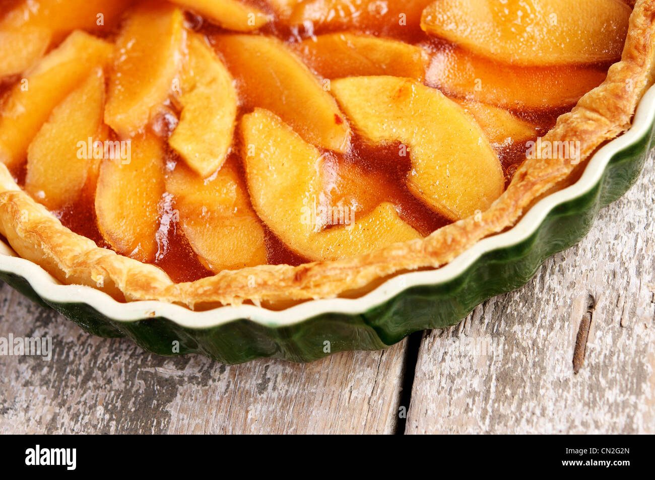 A simple puff pastry tart with quince Stock Photo - Alamy