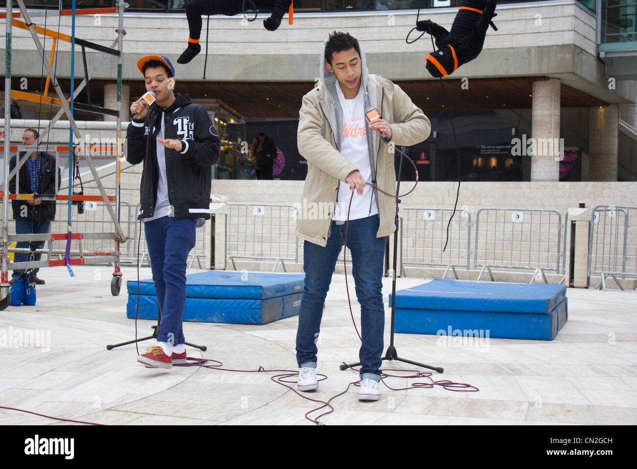 The Rizzle Kicks perform in London Stock Photo - Alamy