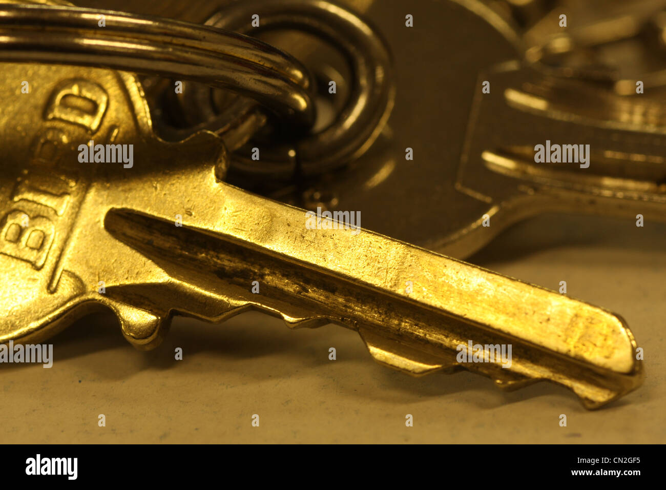 Bunch of keys close up Stock Photo - Alamy