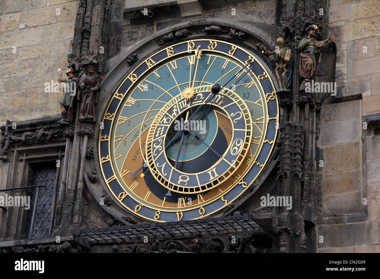 Astronomical clock in Prague Stock Photo - Alamy