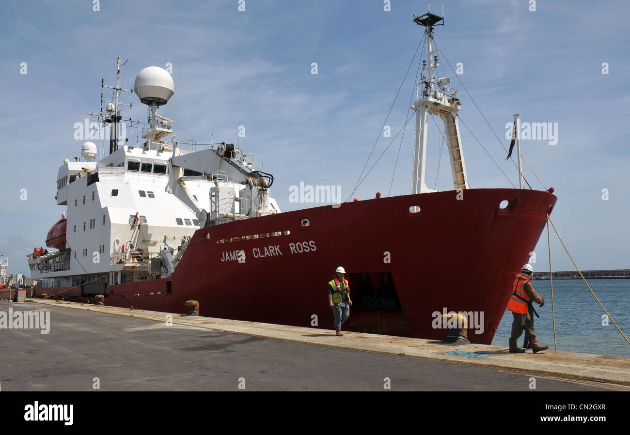 RRS James Clark Ross, Research ship Stock Photo - Alamy