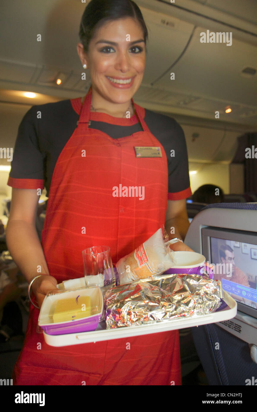 Miami Florida International Airport MIA,onboard LAN flight 2515 to Lima ...