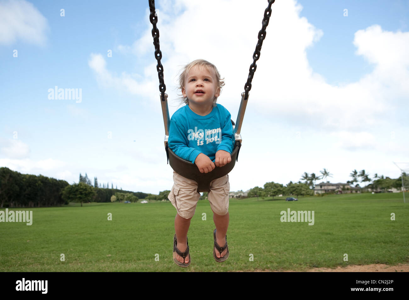 Swing ride air hi-res stock photography and images - Alamy