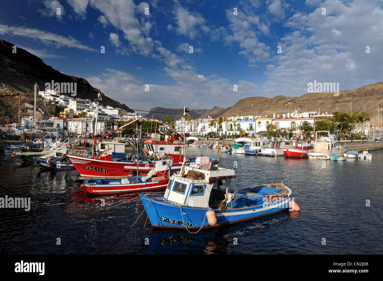 Puerto de Mogán, Puerto de Mogan, Gran Canaria, Canary Islands Stock ...