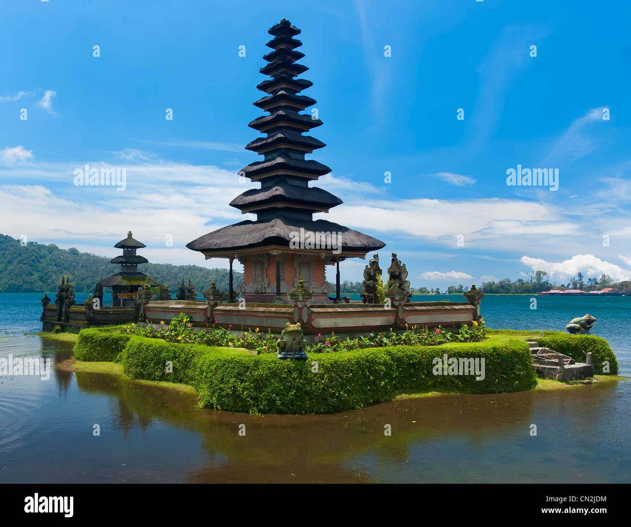Meru "pagodas" of Pura Ulun Danu Bratan Temple, Bali , Indonesia Stock ...