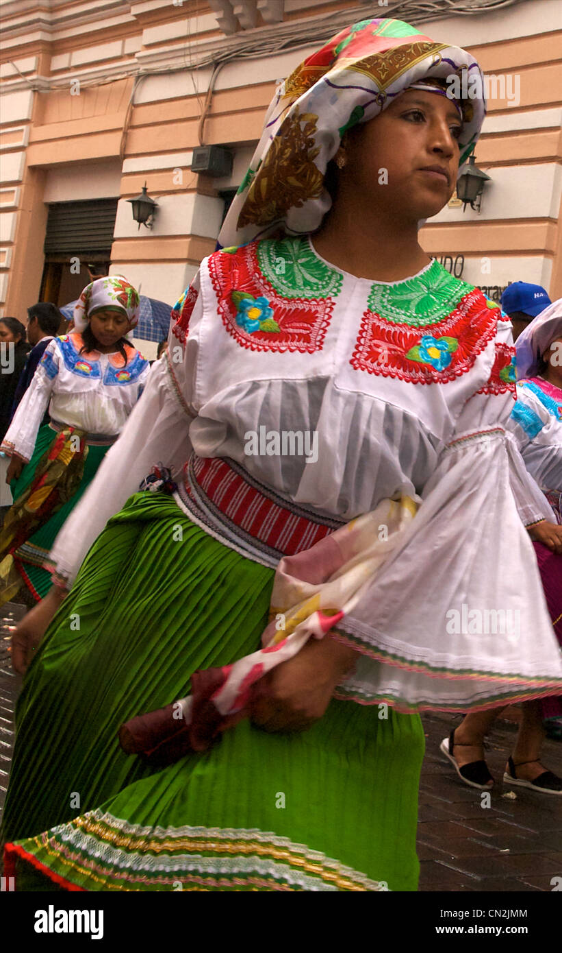 National dress quito hi-res stock photography and images - Alamy