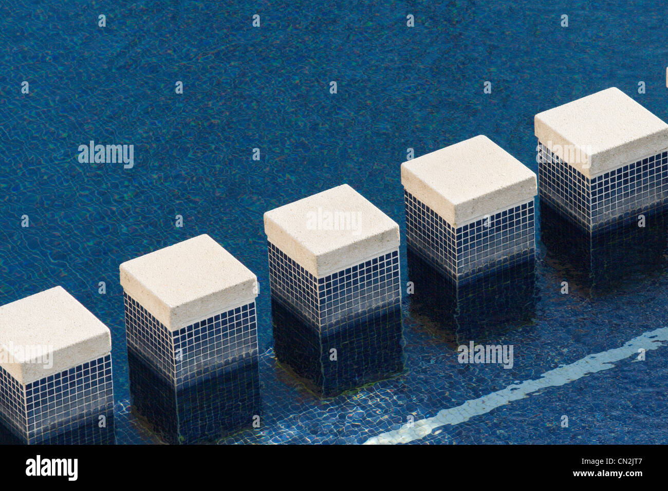 Stepping stones through pool hi-res stock photography and images - Alamy