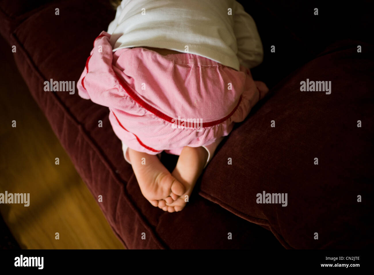 Child Kneeling Rear View High Resolution Stock Photography and Images ...