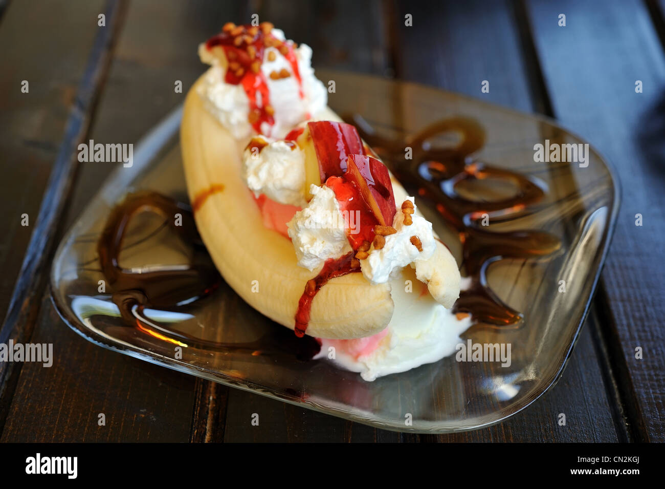 Banana sundae hi-res stock photography and images - Alamy
