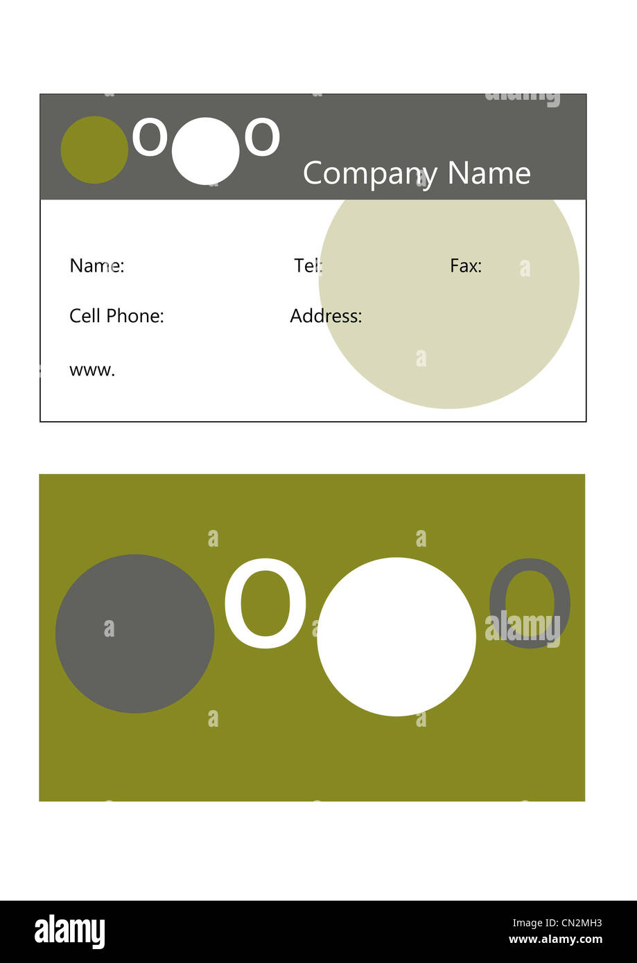 Abstract business card Stock Photo - Alamy