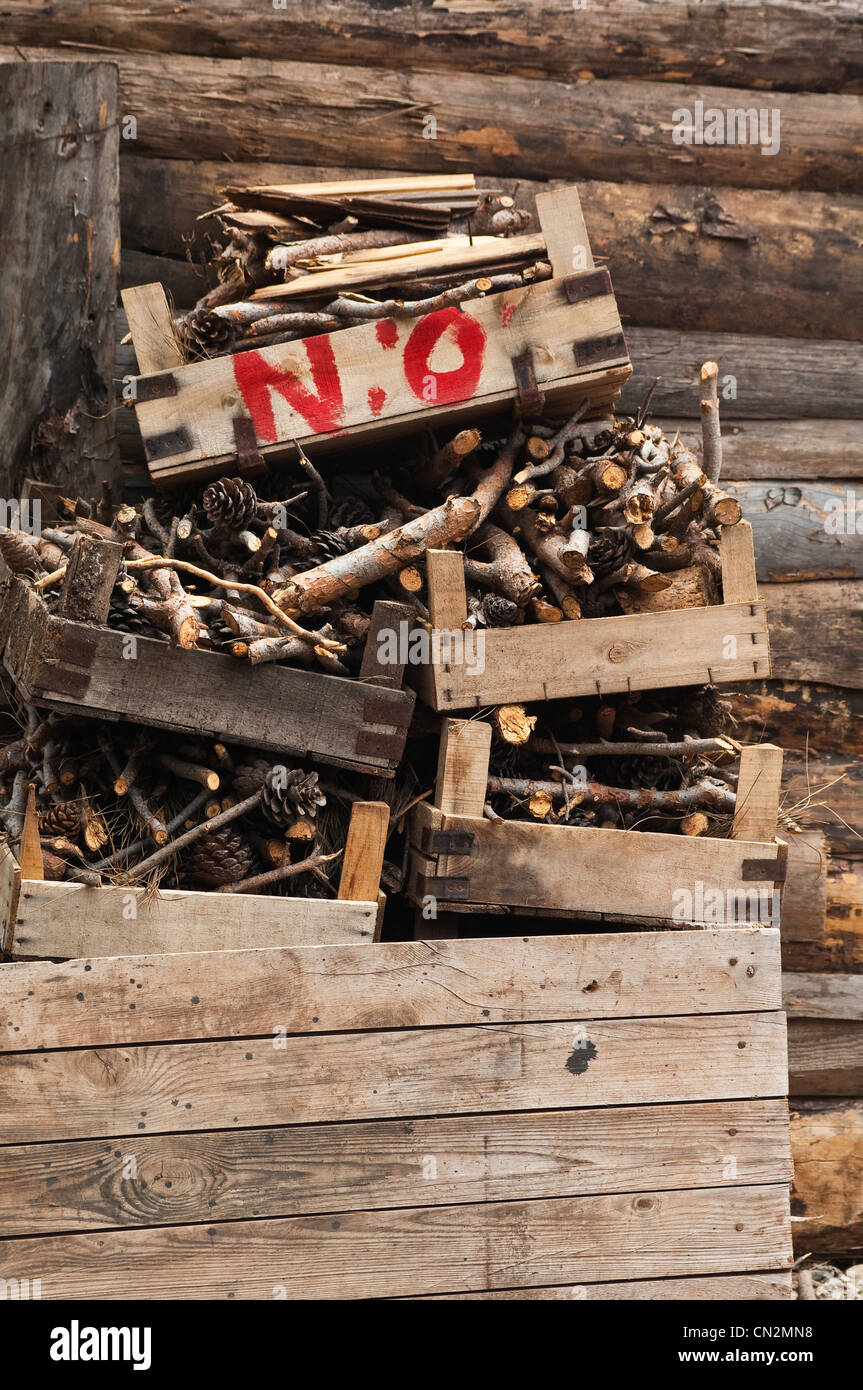 Stack of wooden crates hi-res stock photography and images - Alamy