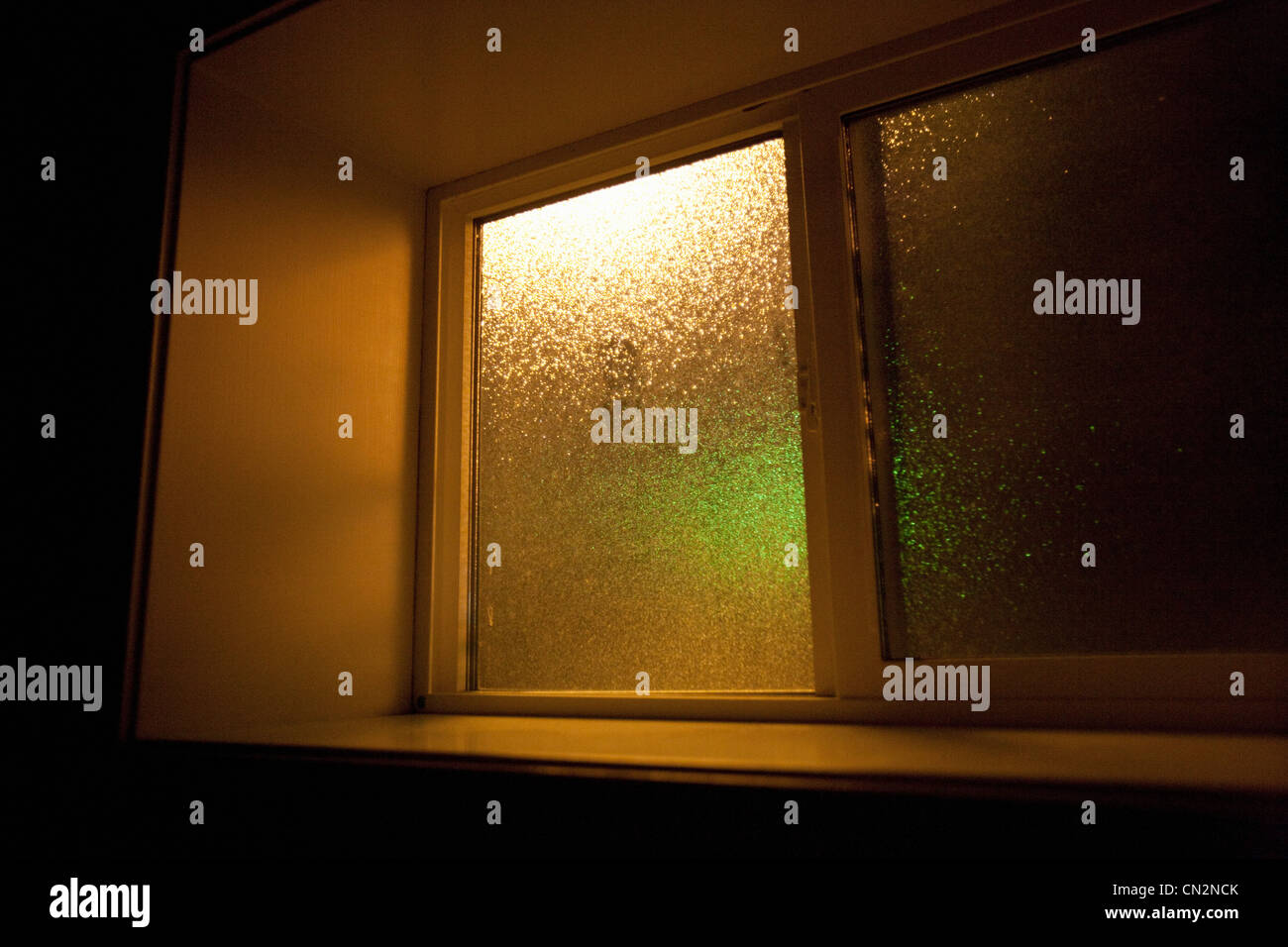 Window at night Stock Photo - Alamy