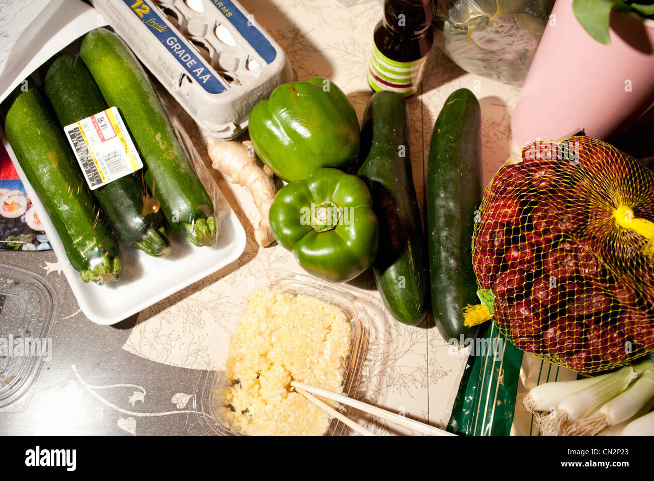 Fresh vegetables, close up Stock Photo - Alamy