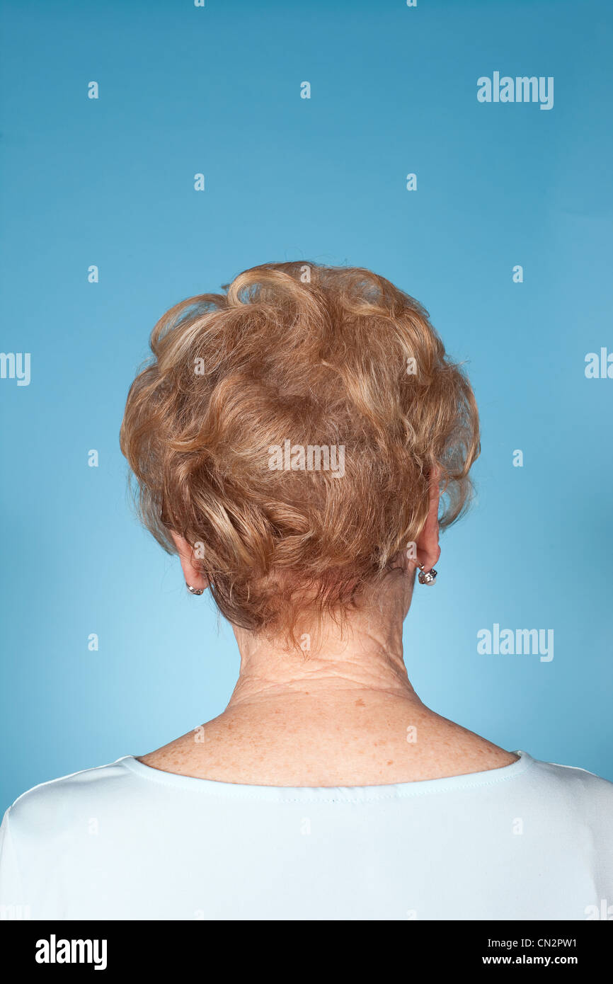 Rear view of single white woman hi-res stock photography and images - Alamy