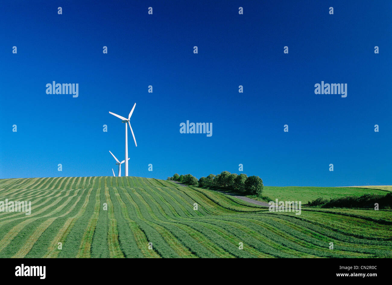 Wind Turbines, St. Ulric, Quebec Stock Photo - Alamy