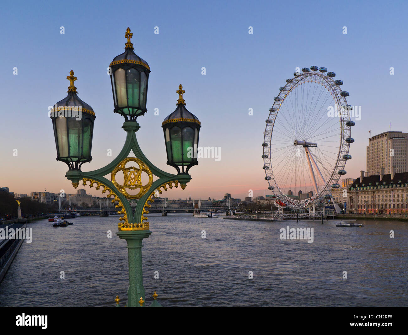 Westminster bridge london eye hi-res stock photography and images - Alamy