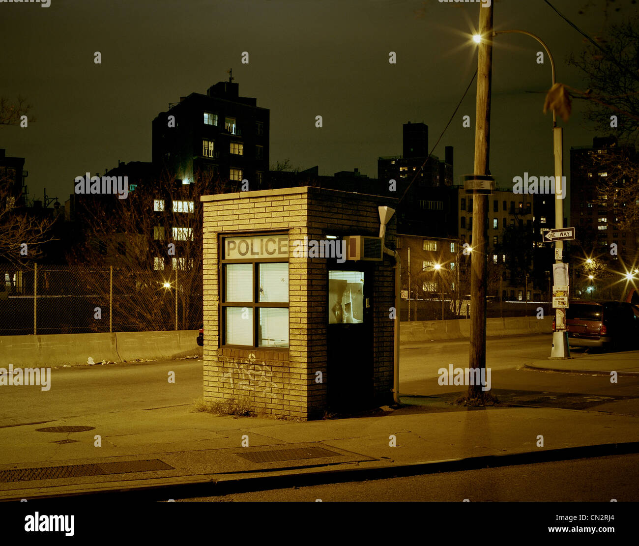 Police booth hi-res stock photography and images - Alamy