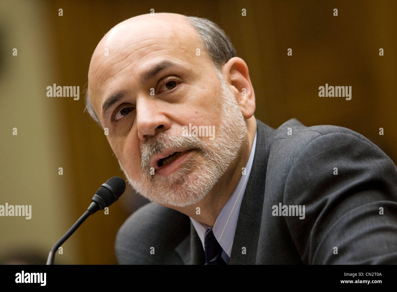 Federal Reserve Chairman Benjamin Bernanke Stock Photo - Alamy