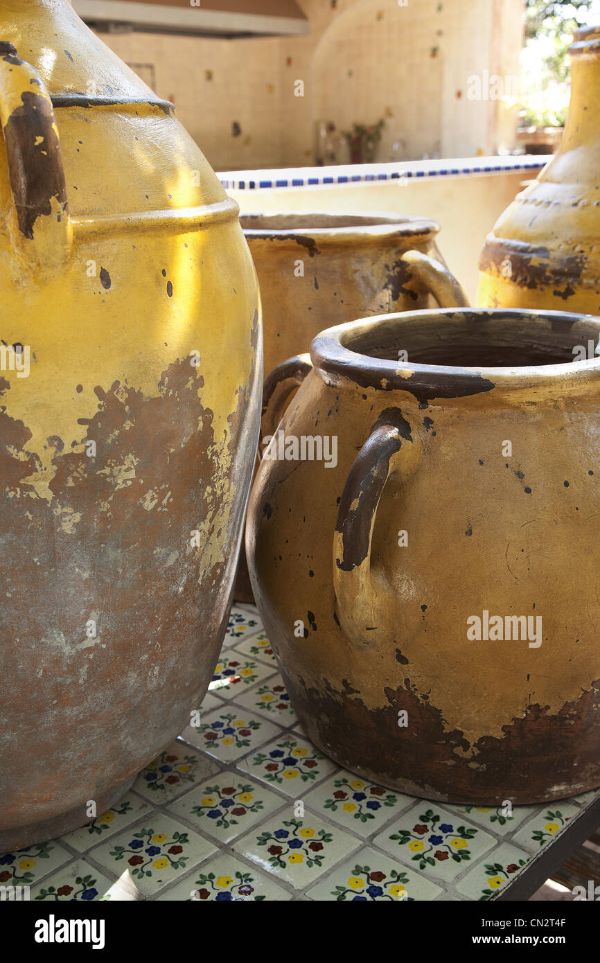 Large Mexican Clay Pots