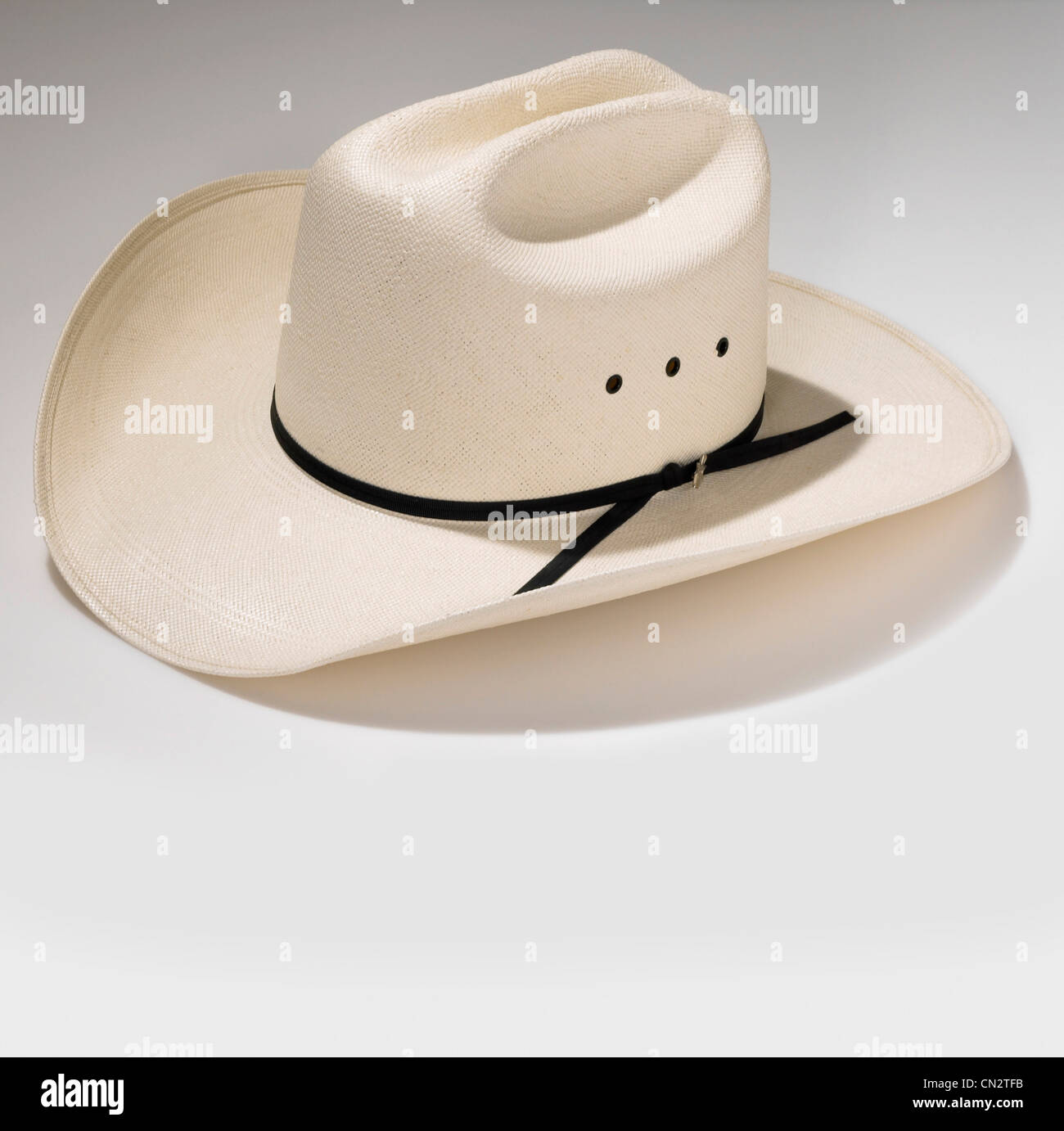 White Western Hat Stock Photo - Alamy