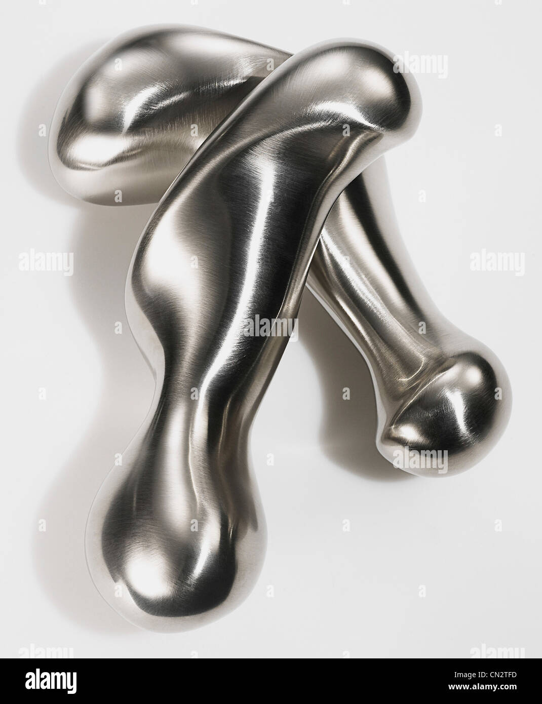 Silver Hand Weights Stock Photo - Alamy