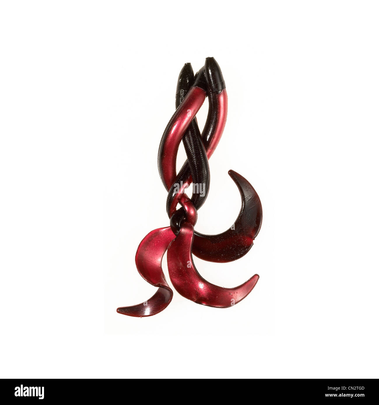 Rubber Fishing Worms Stock Photo - Alamy