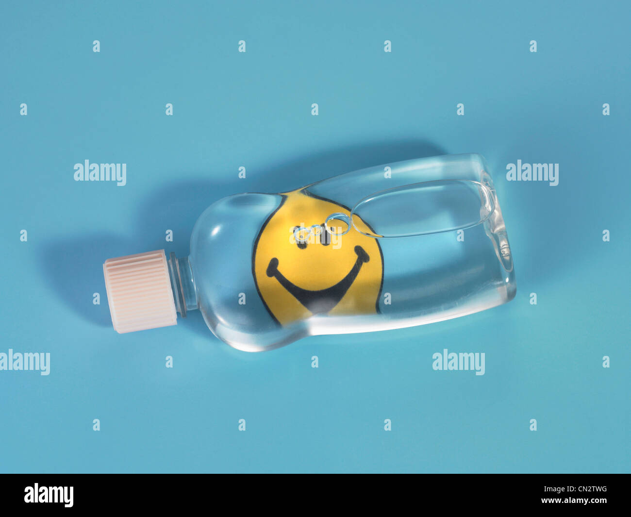 Happy Face Bottle of Water Stock Photo - Alamy