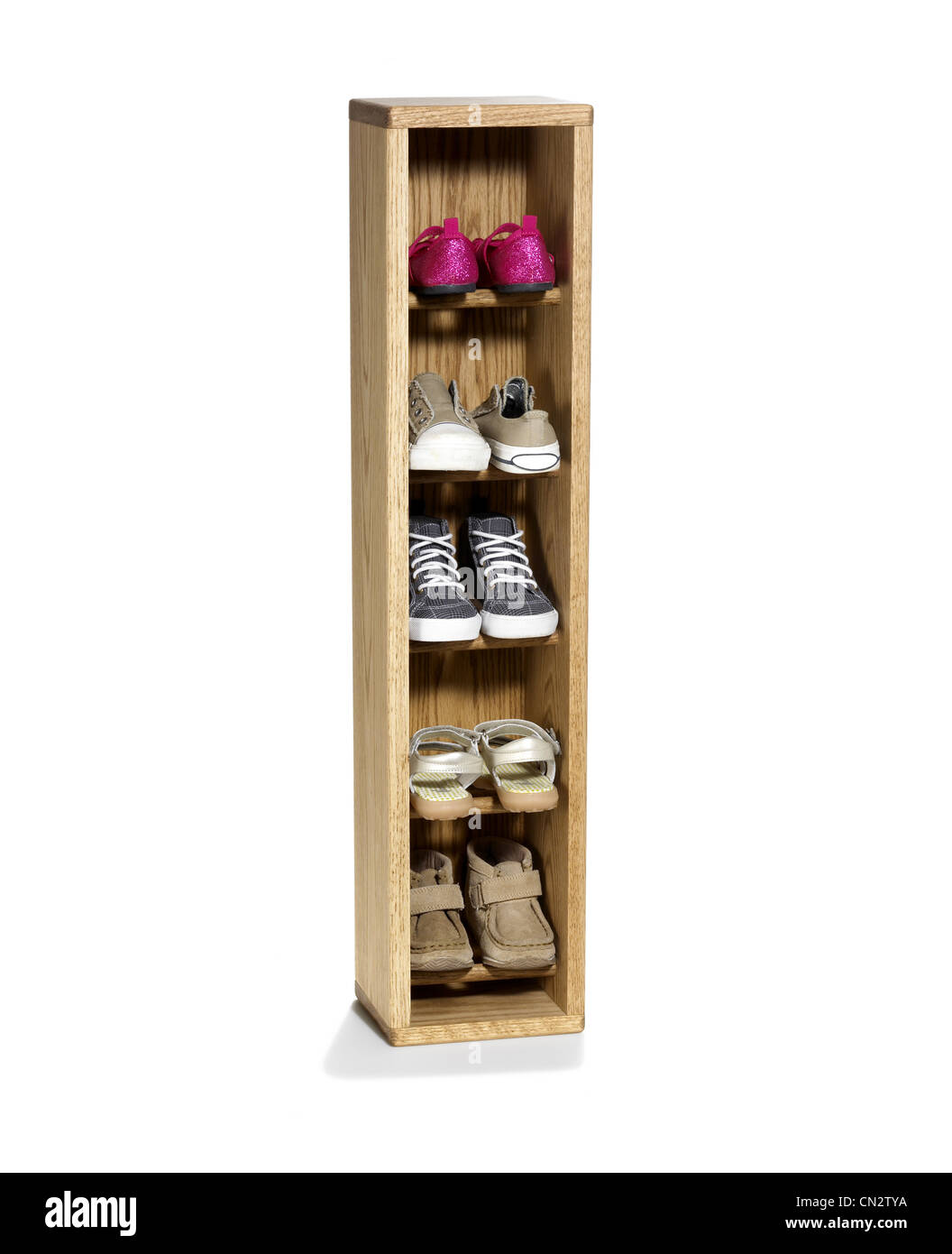 Shoes shelves Cut Out Stock Images & Pictures - Alamy