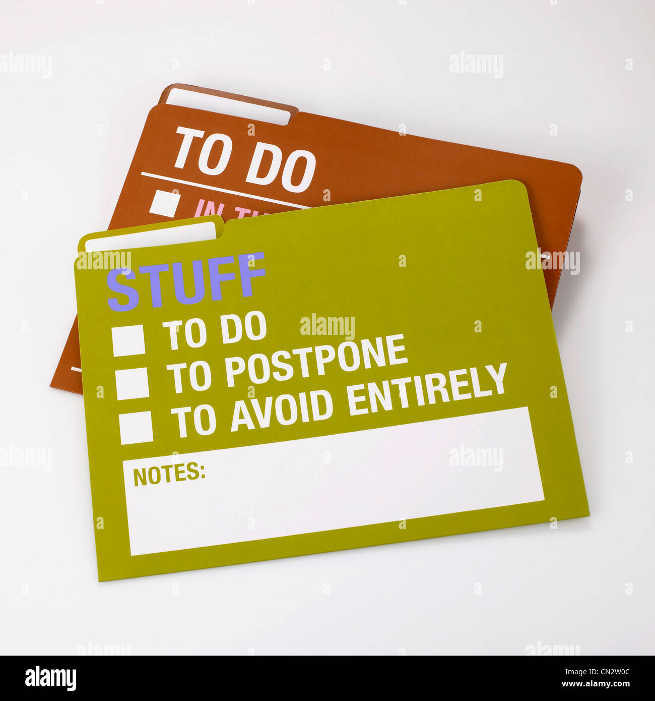 To Do Folders Stock Photo - Alamy