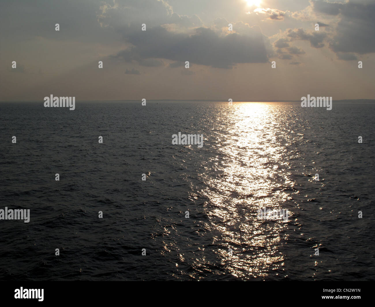 Atlantic ocean, sunset Stock Photo - Alamy