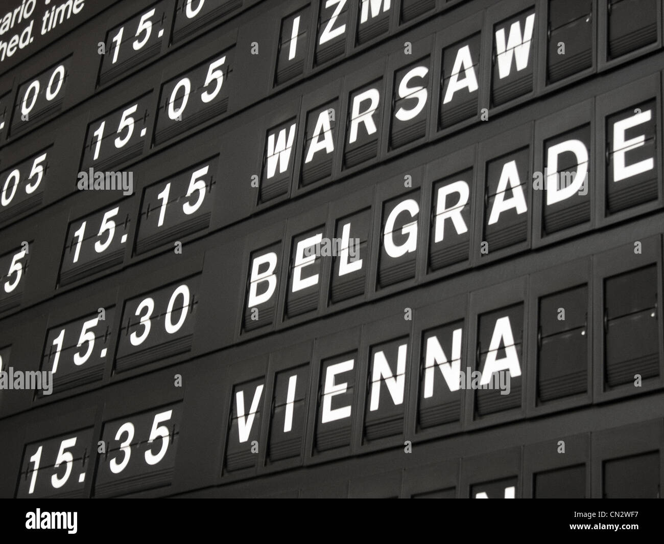 Train schedule hi-res stock photography and images - Alamy