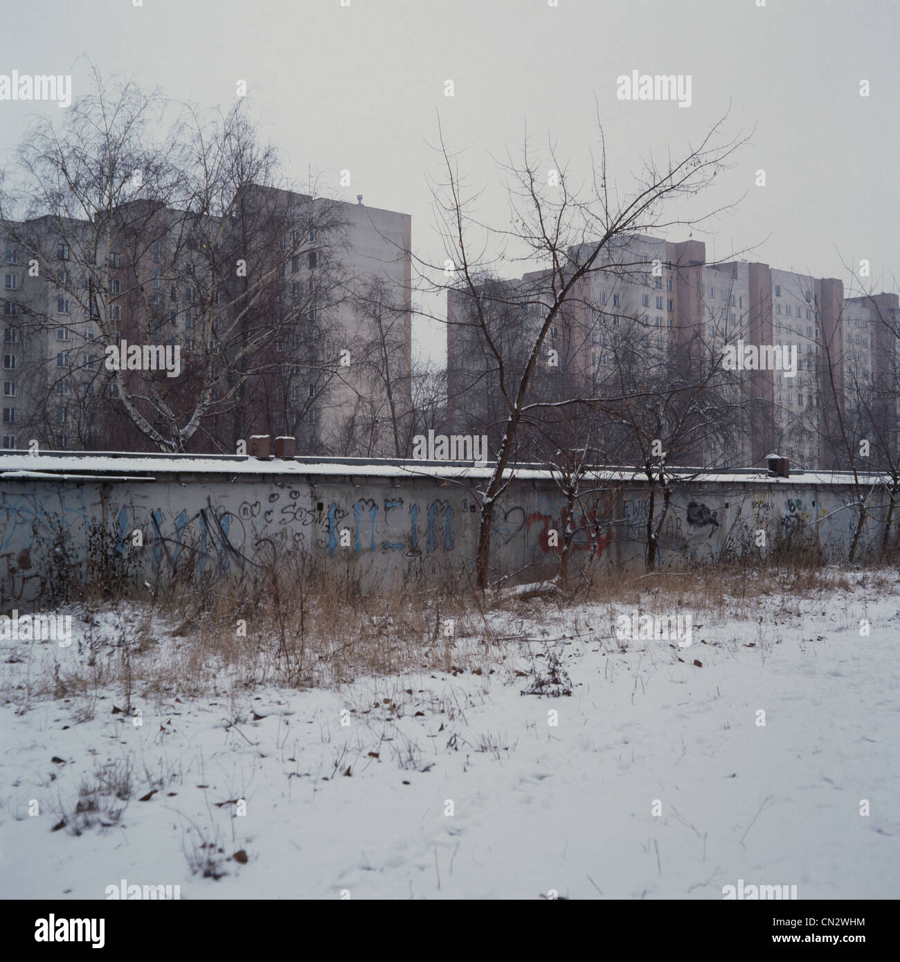 Block of flats, Warsaw, Poland Stock Photo - Alamy